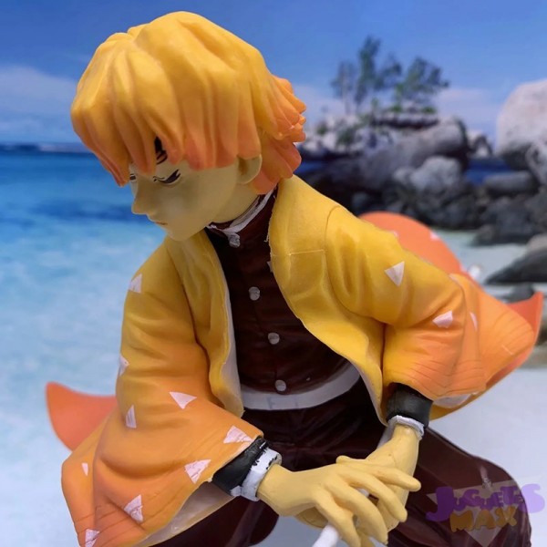 ‍Figura de Zenitsu Agatsuma Modelos de Acción de Anime Demon Slayer