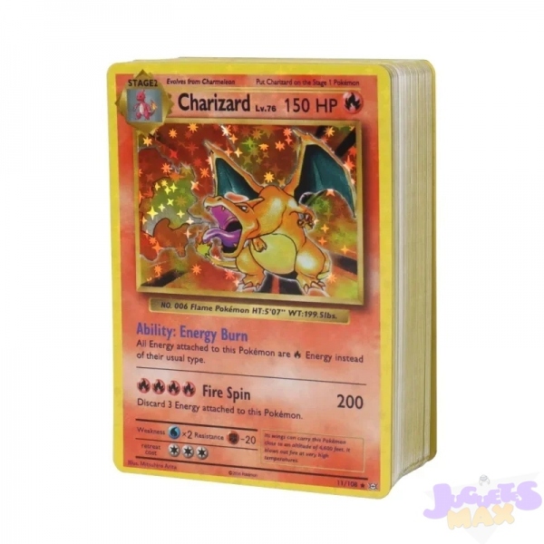‍Cartas Pokemon 1996 Replicas - Pack 60 pcs